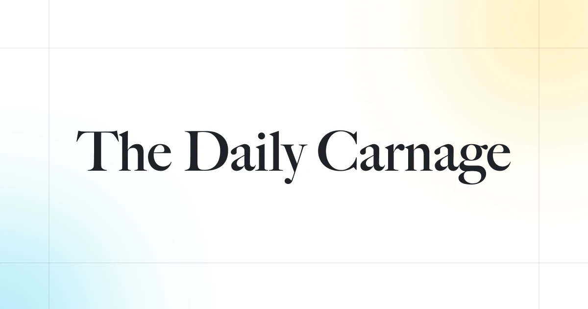 The Daily Carnage Newsletter | Industry News, Insights & Resources | Carney
